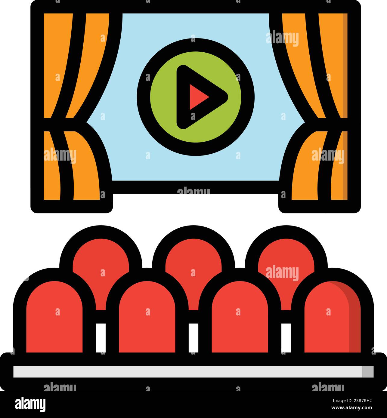 Modern cinema icons hi-res stock photography and images - Alamy