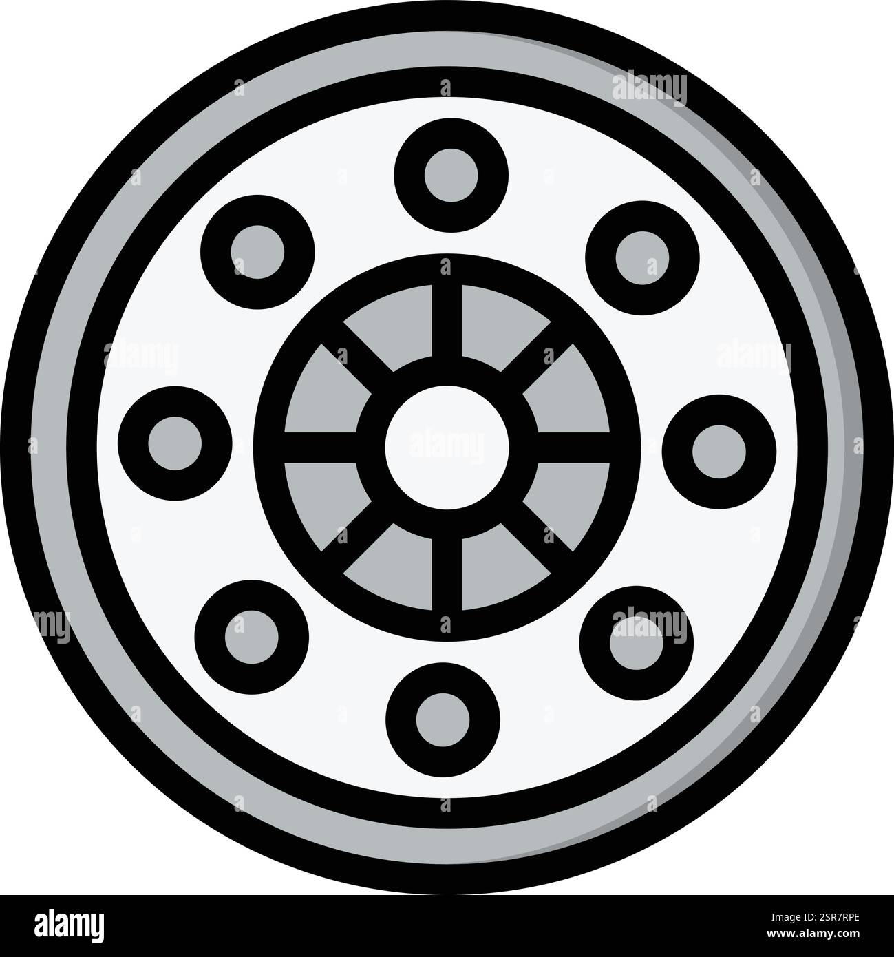 Flange Vector Icon Design Illustration Stock Vector Image & Art - Alamy