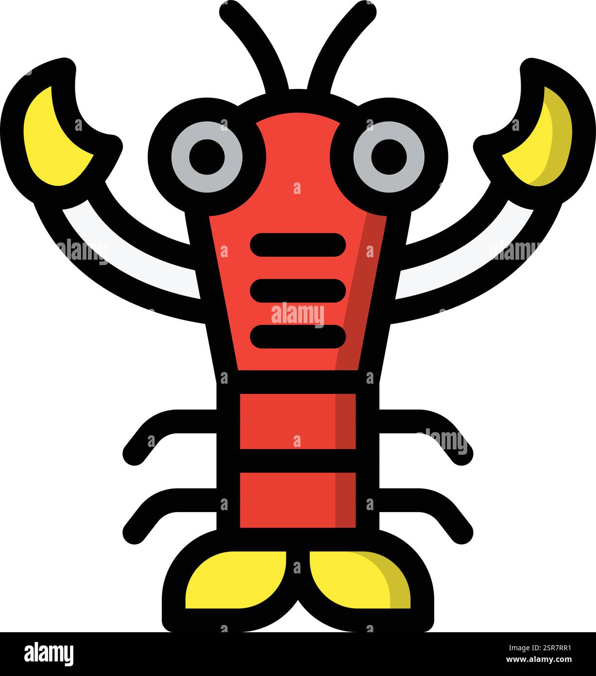 Lobster Vector Icon Design Illustration Stock Vector Image & Art - Alamy