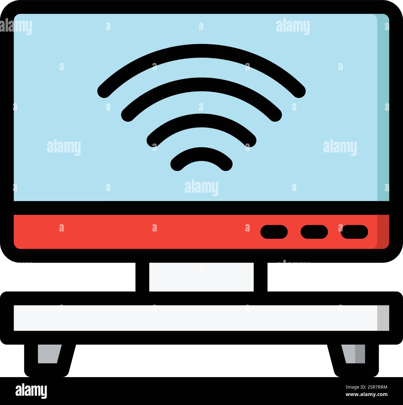 Tv sign illustration vector Stock Vector Images - Alamy