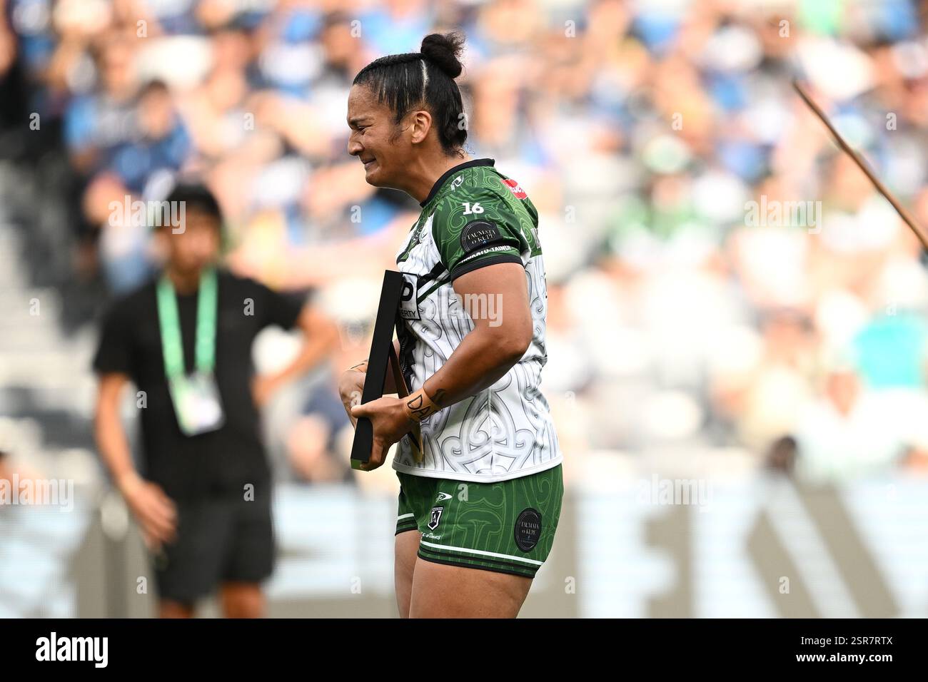 Sydney, Australia. 15th Feb, 2025. Harata Butler of the Maori All-Stars ...