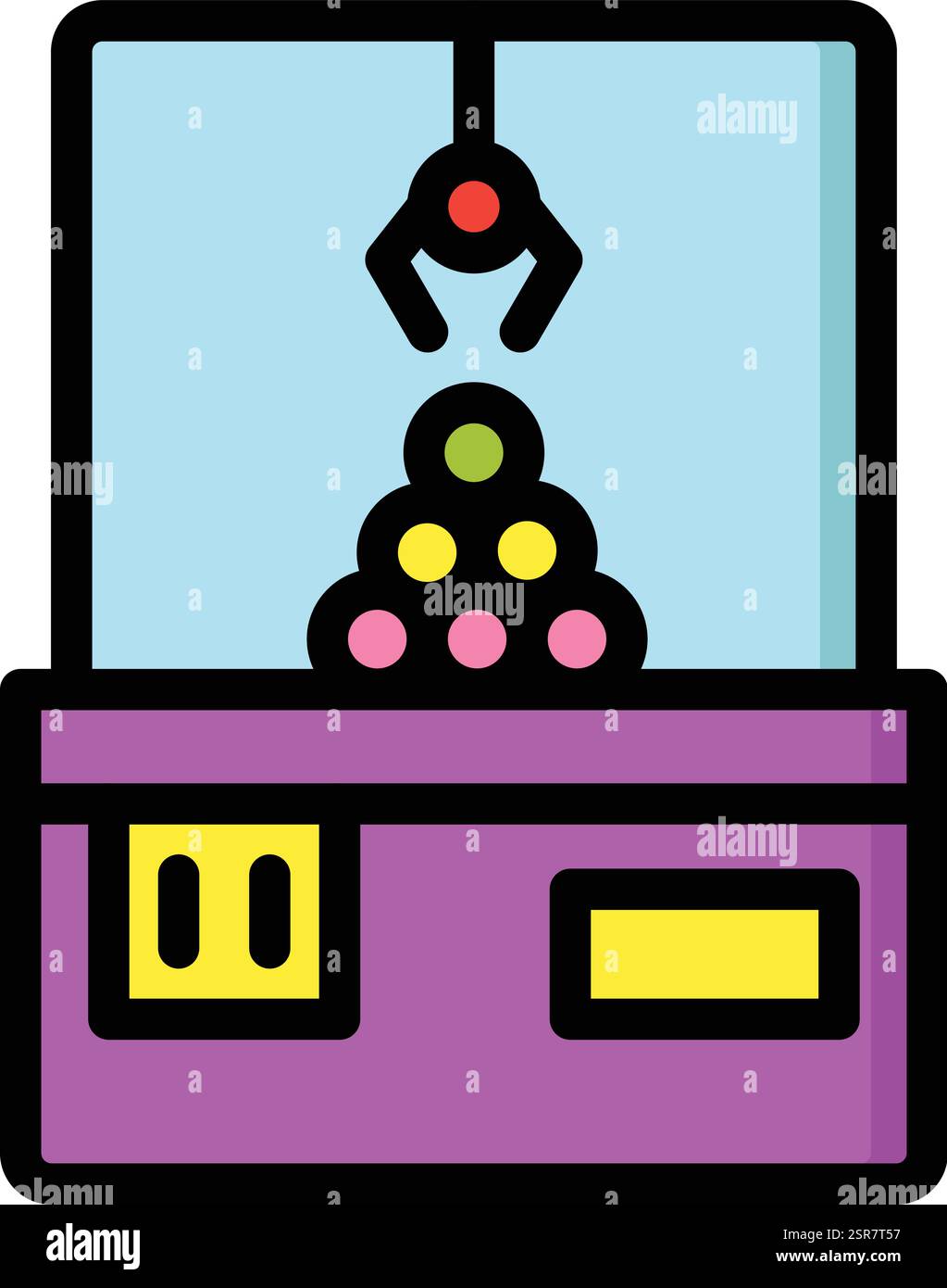 Claw Machine Vector Icon Design Illustration Stock Vector Image & Art ...