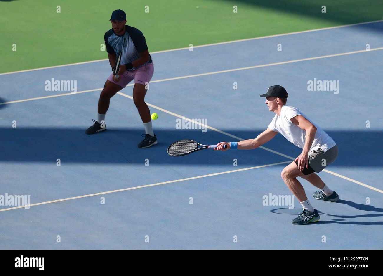 New Delhi, Delhi, India. 14th Feb, 2025. Johannes Ingildsen of Denmark ...