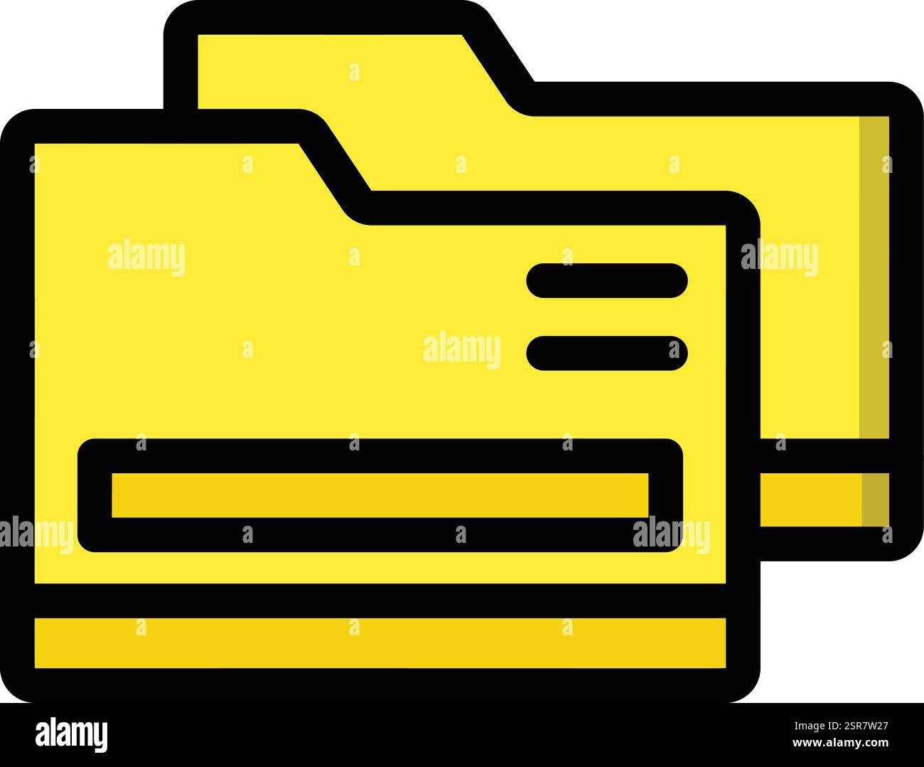 Folder Vector Icon Design Illustration Stock Vector Image & Art - Alamy