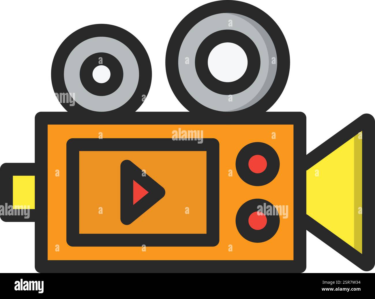 Camera record Vector Icon Design Illustration Stock Vector Image & Art ...