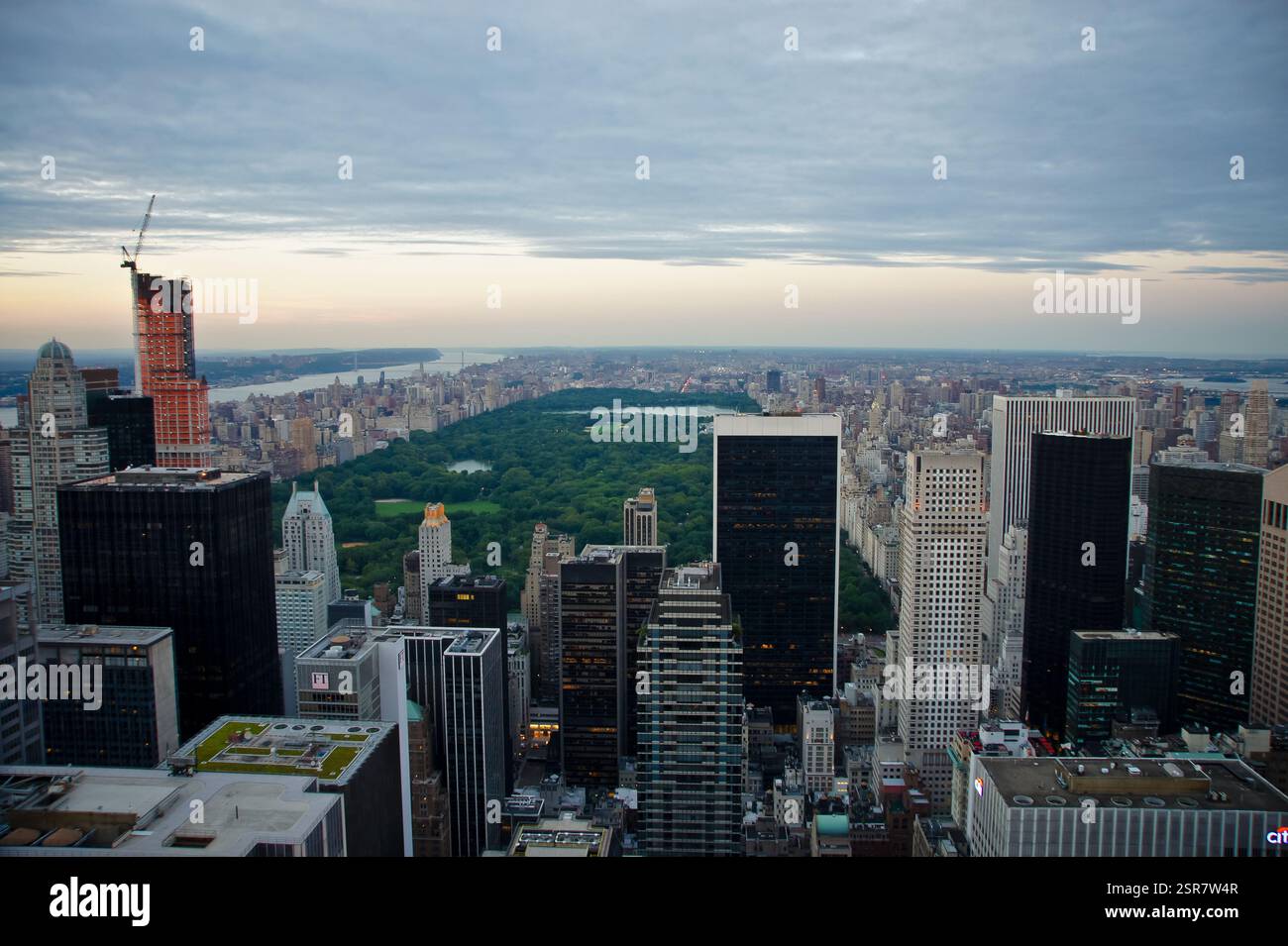 New York City sprawls beneath you in this panoramic view from a ...