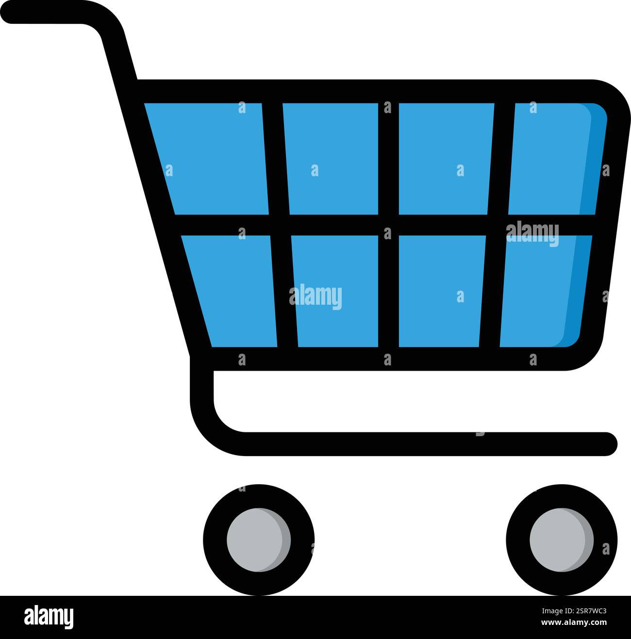 Shopping Cart Vector Icon Design Illustration Stock Vector Image & Art ...