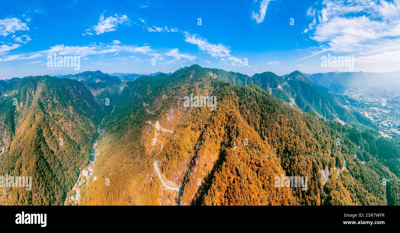 Panorama of Fuzhou National Forest Park, Fujian Province, China Stock ...
