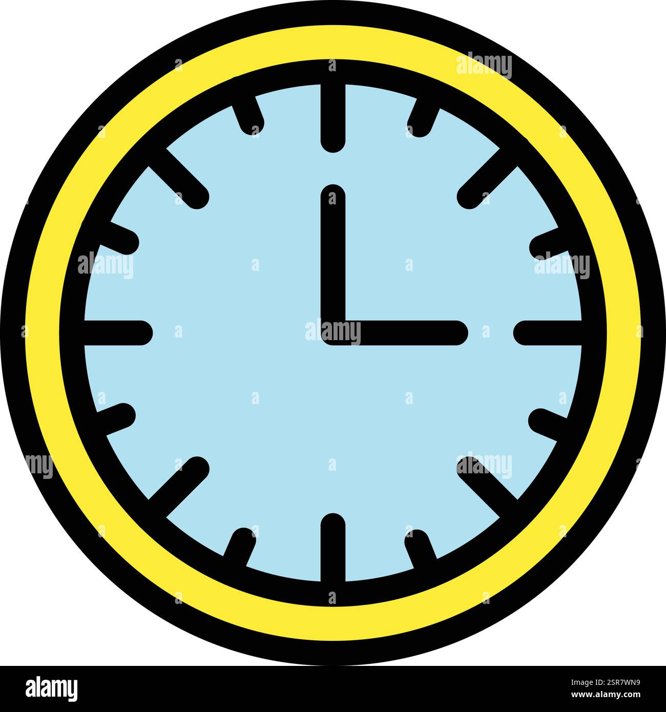 Clock Vector Icon Design Illustration Stock Vector Image & Art - Alamy