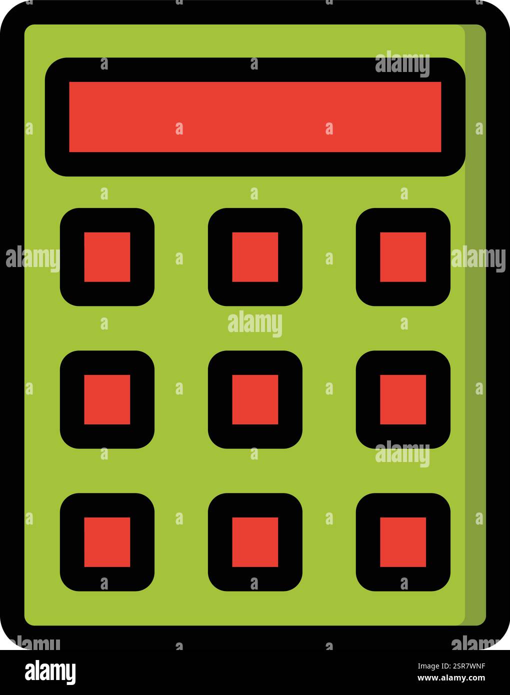 Calculation Vector Icon Design Illustration Stock Vector Image & Art ...