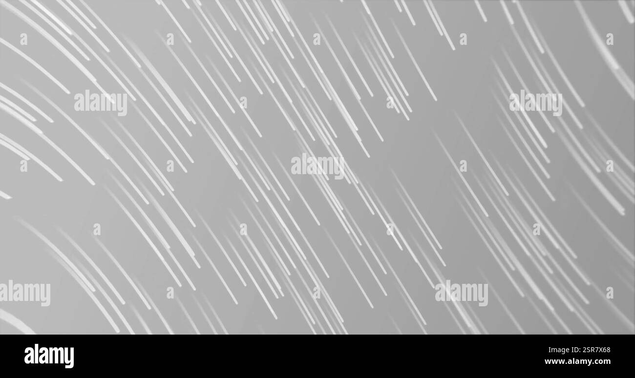 Image of glowing light trails moving over grey background Stock Photo ...