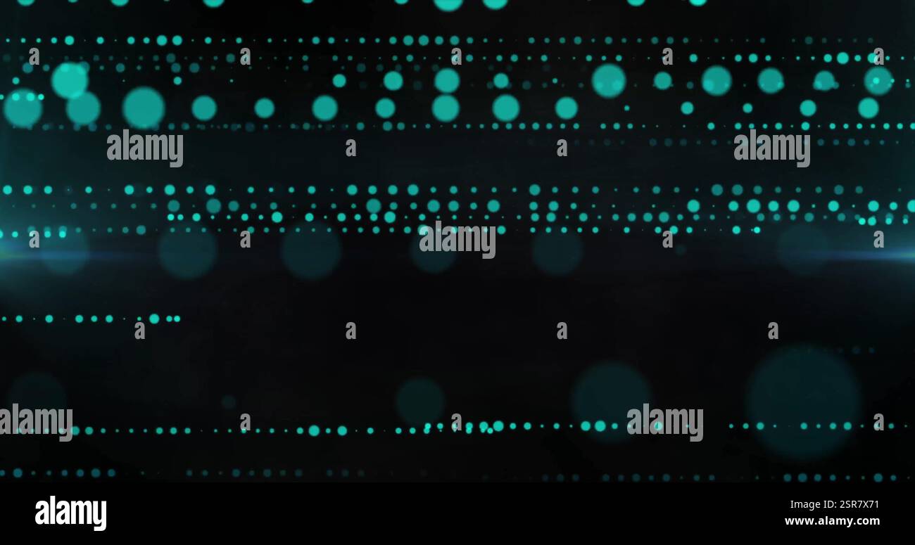 Image of light and horizontal lines of blue pixels of interference on ...