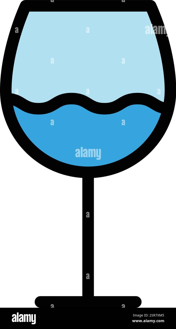 Glass Vector Icon Design Illustration Stock Vector Image & Art - Alamy