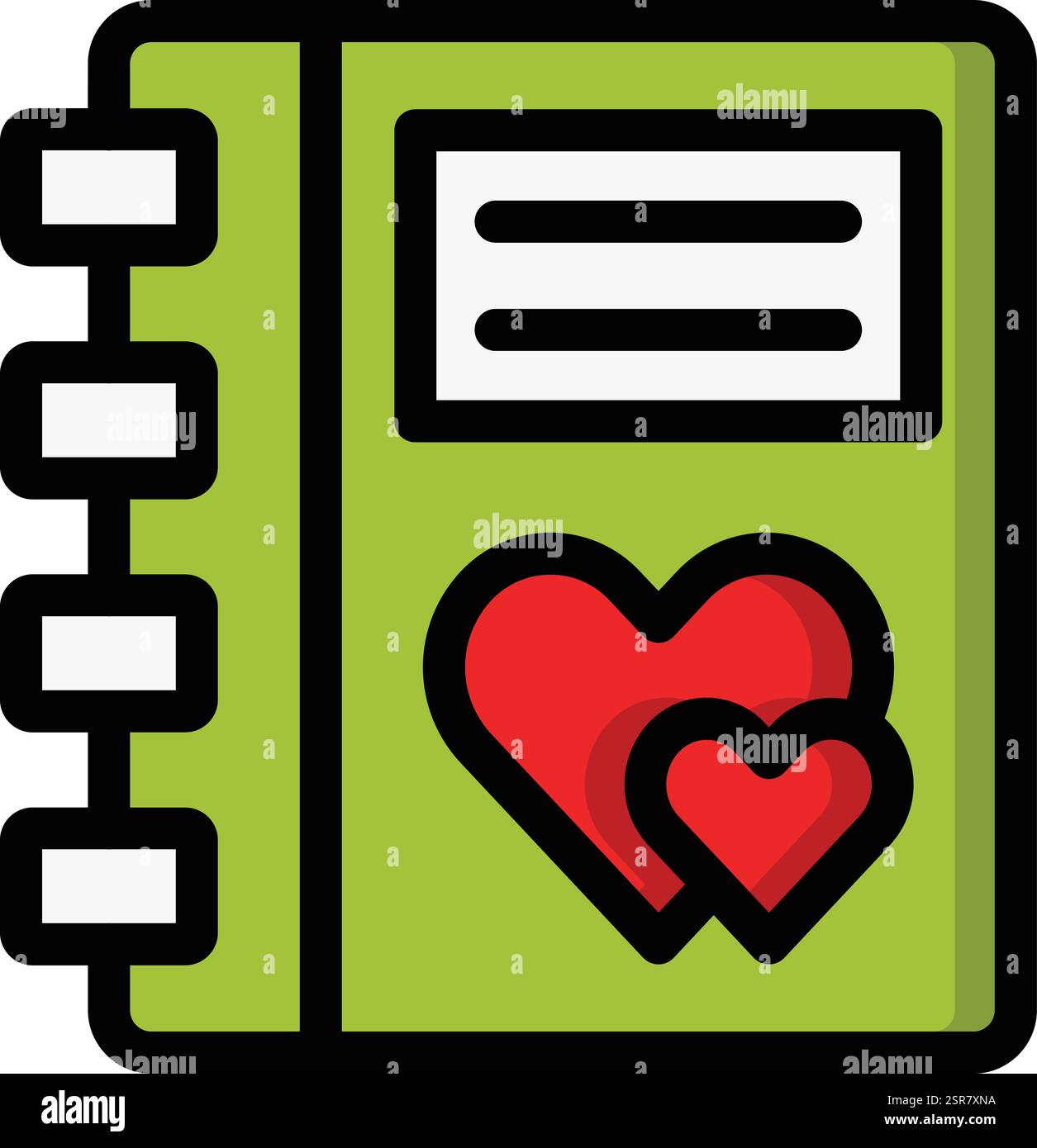 Diary Vector Icon Design Illustration Stock Vector Image & Art - Alamy