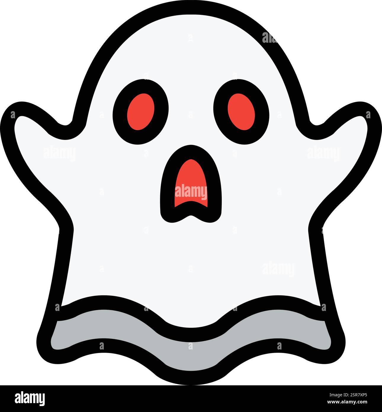 Ghost Vector Icon Design Illustration Stock Vector Image & Art - Alamy