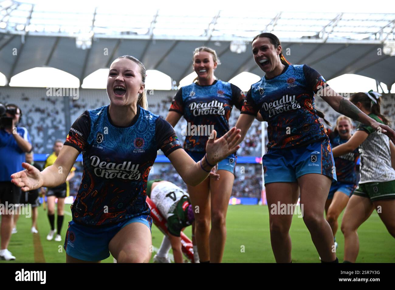 Sydney, Australia. 15th Feb, 2025. Ella Koster of the Indigenous All ...