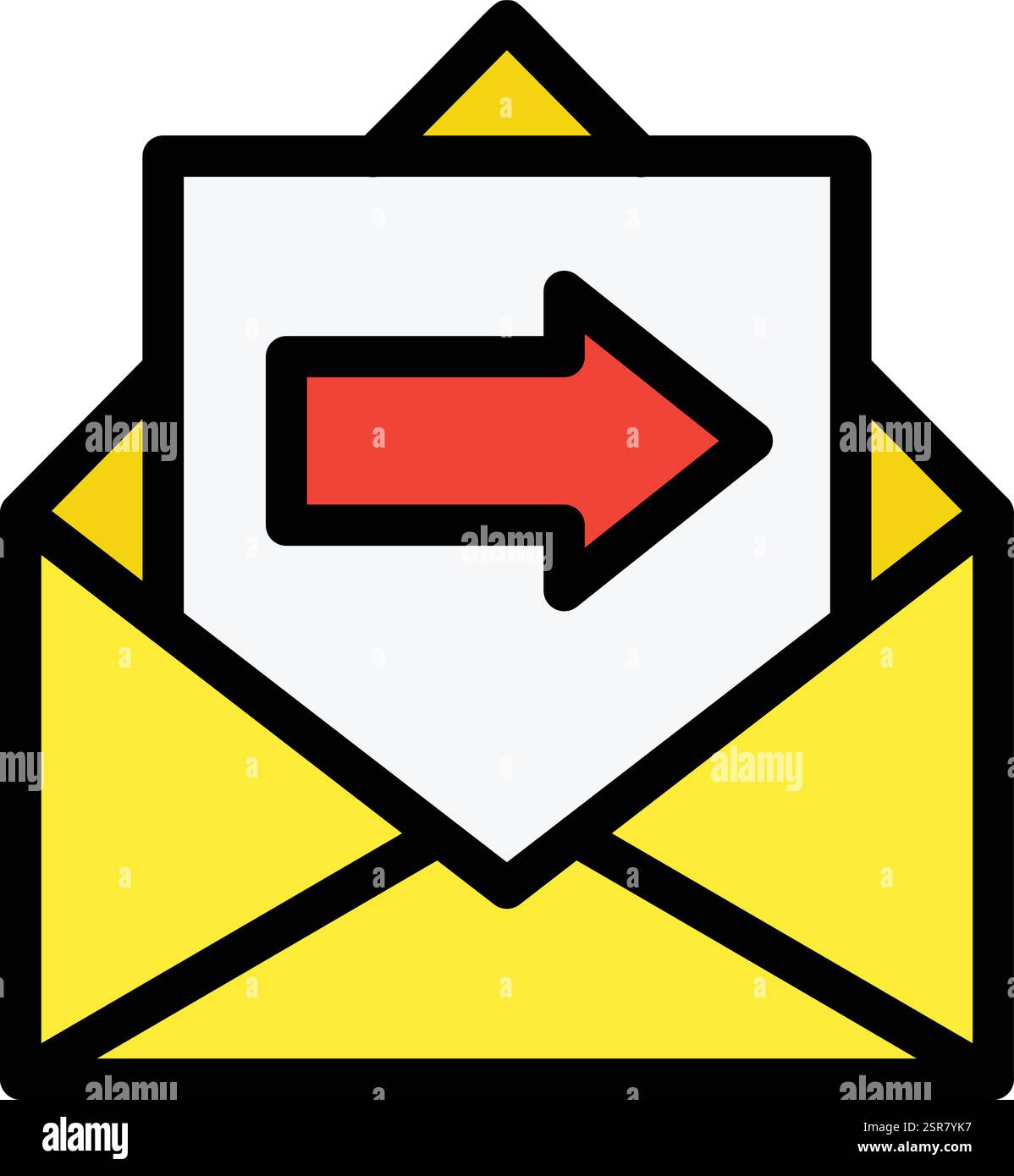 Forwarding Vector Icon Design Illustration Stock Vector Image & Art - Alamy