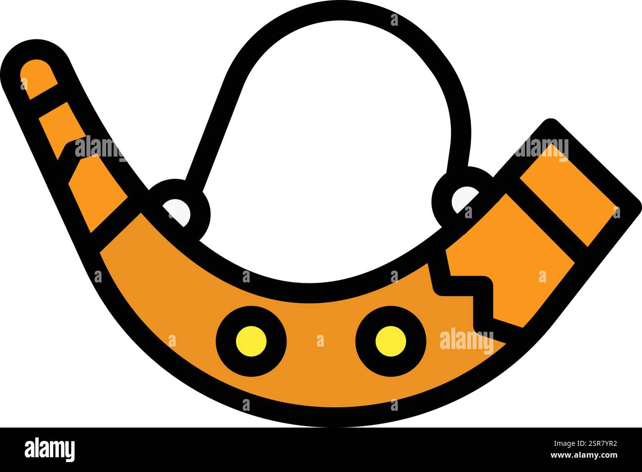 Horn icon vector vectors Stock Vector Images - Alamy