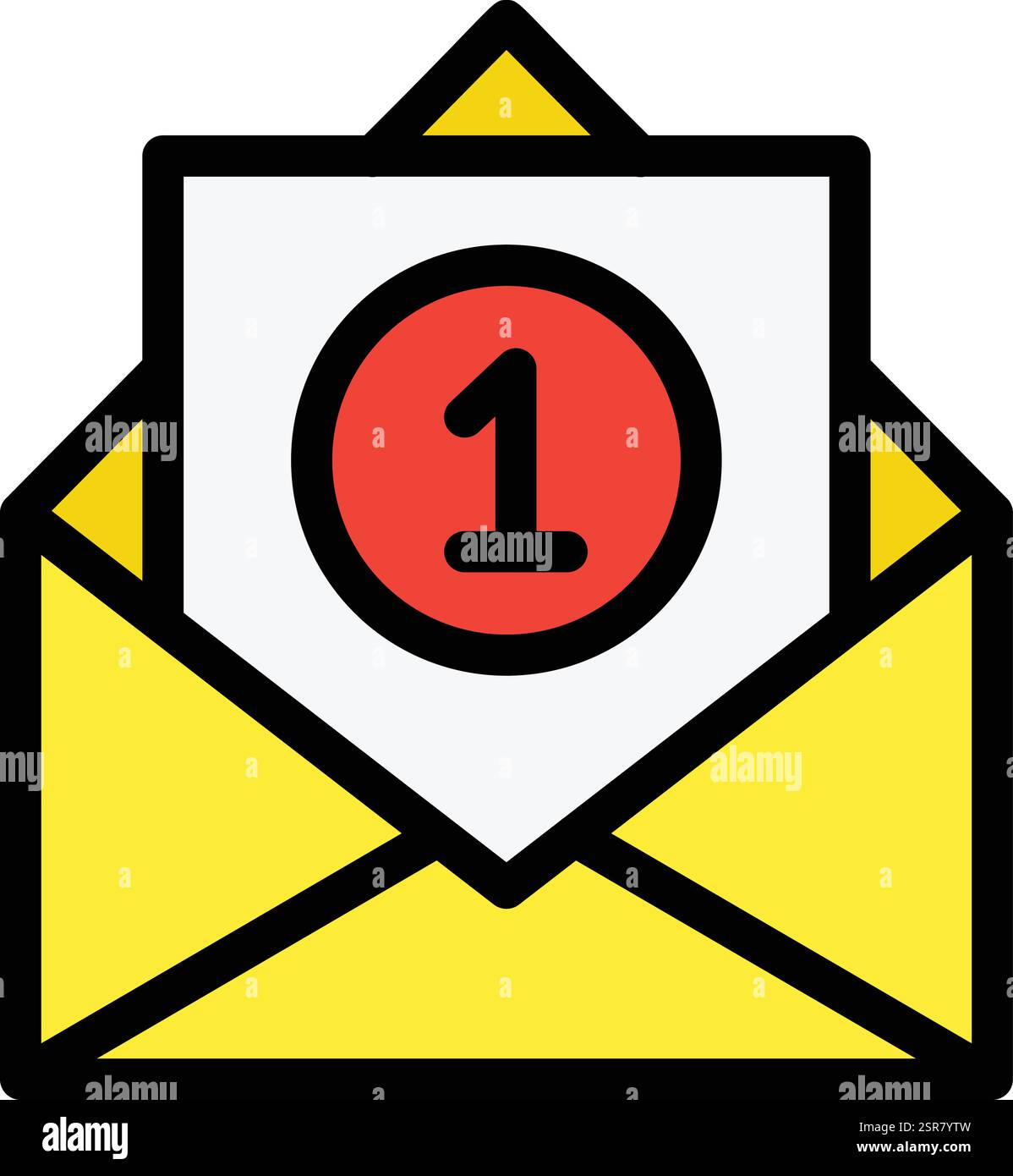 Inbox icon vector logo hi-res stock photography and images - Alamy