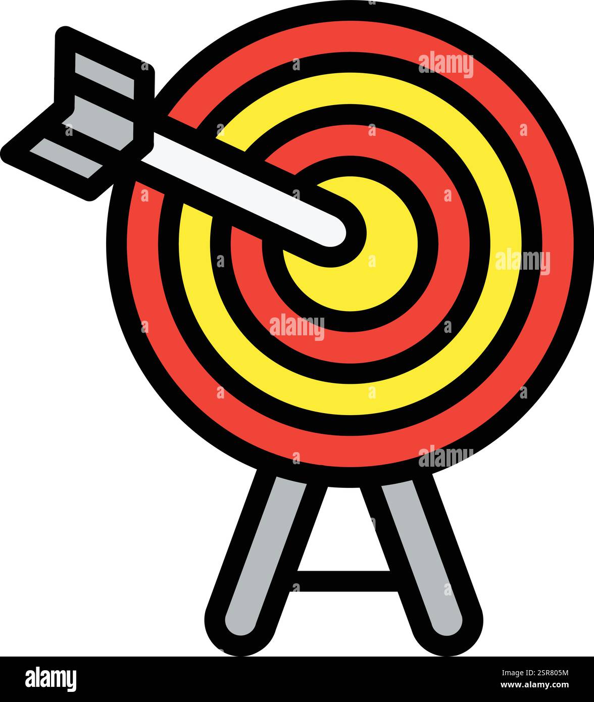 Target Vector Icon Design Illustration Stock Vector Image & Art - Alamy