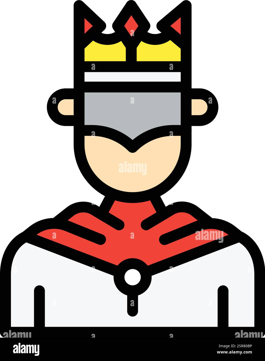 King Vector Icon Design Illustration Stock Vector Image & Art - Alamy