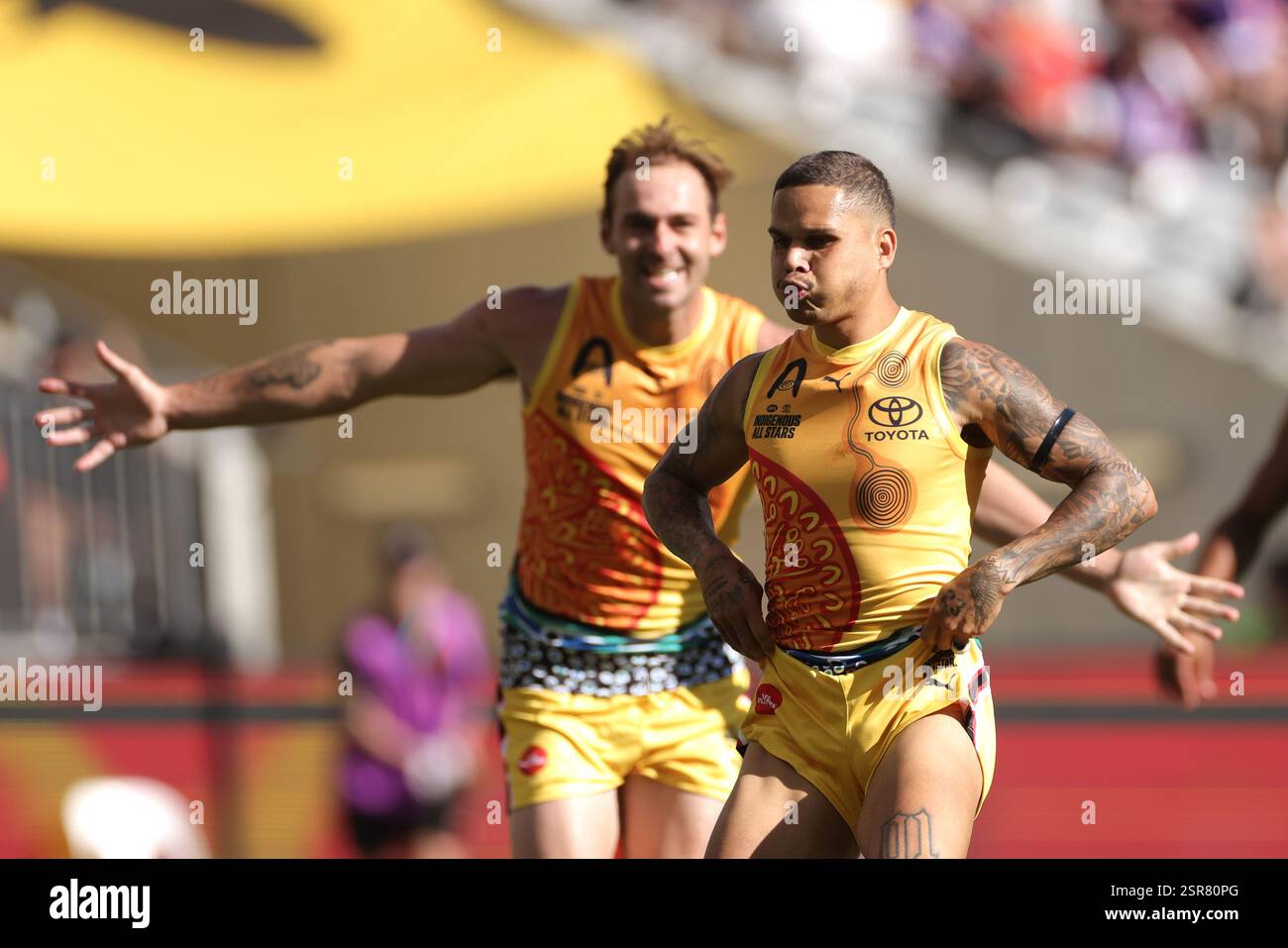 Perth, Australia. 15th Feb, 2025. Bobby Hill of the All Stars ...