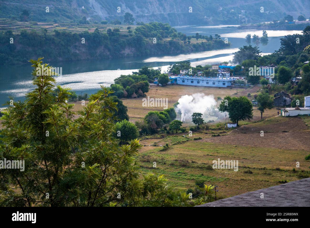 Nov. 3rd 2024 Uttarkashi Uttarakhand India. Village view at ...