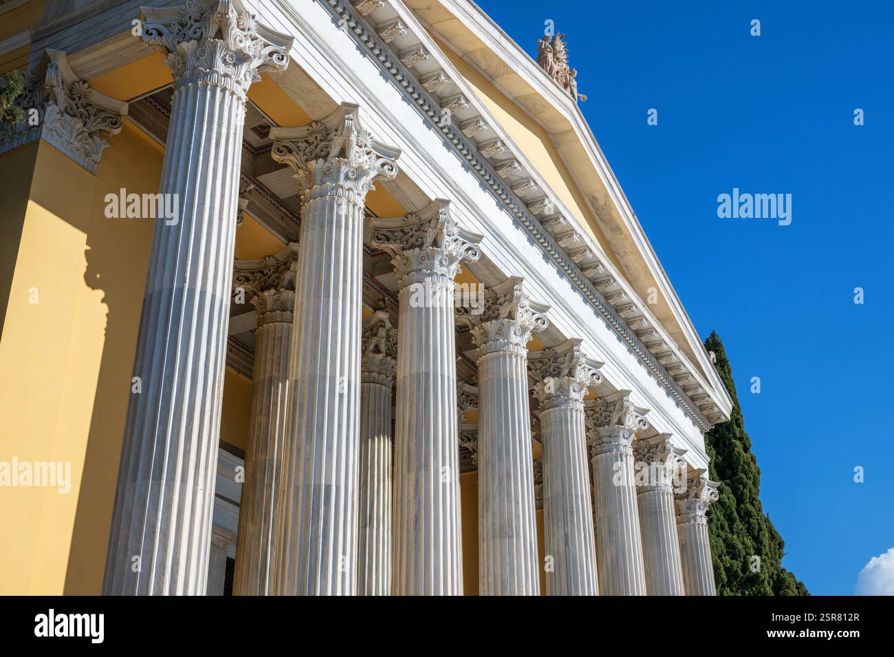 Ornate neoclassical building with Corinthian columns Stock Photo - Alamy