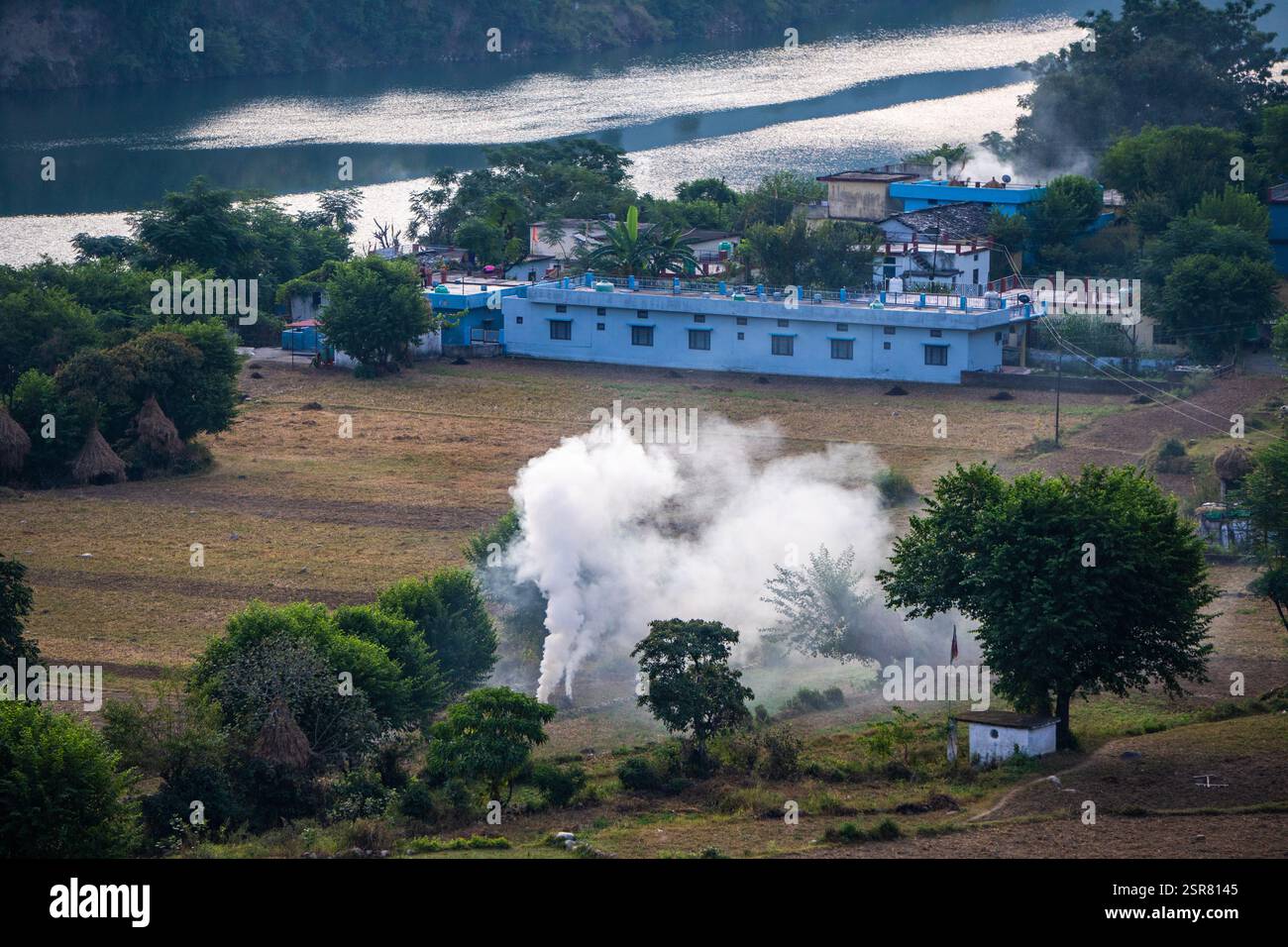 Nov. 3rd 2024 Uttarkashi Uttarakhand India. Village view at ...
