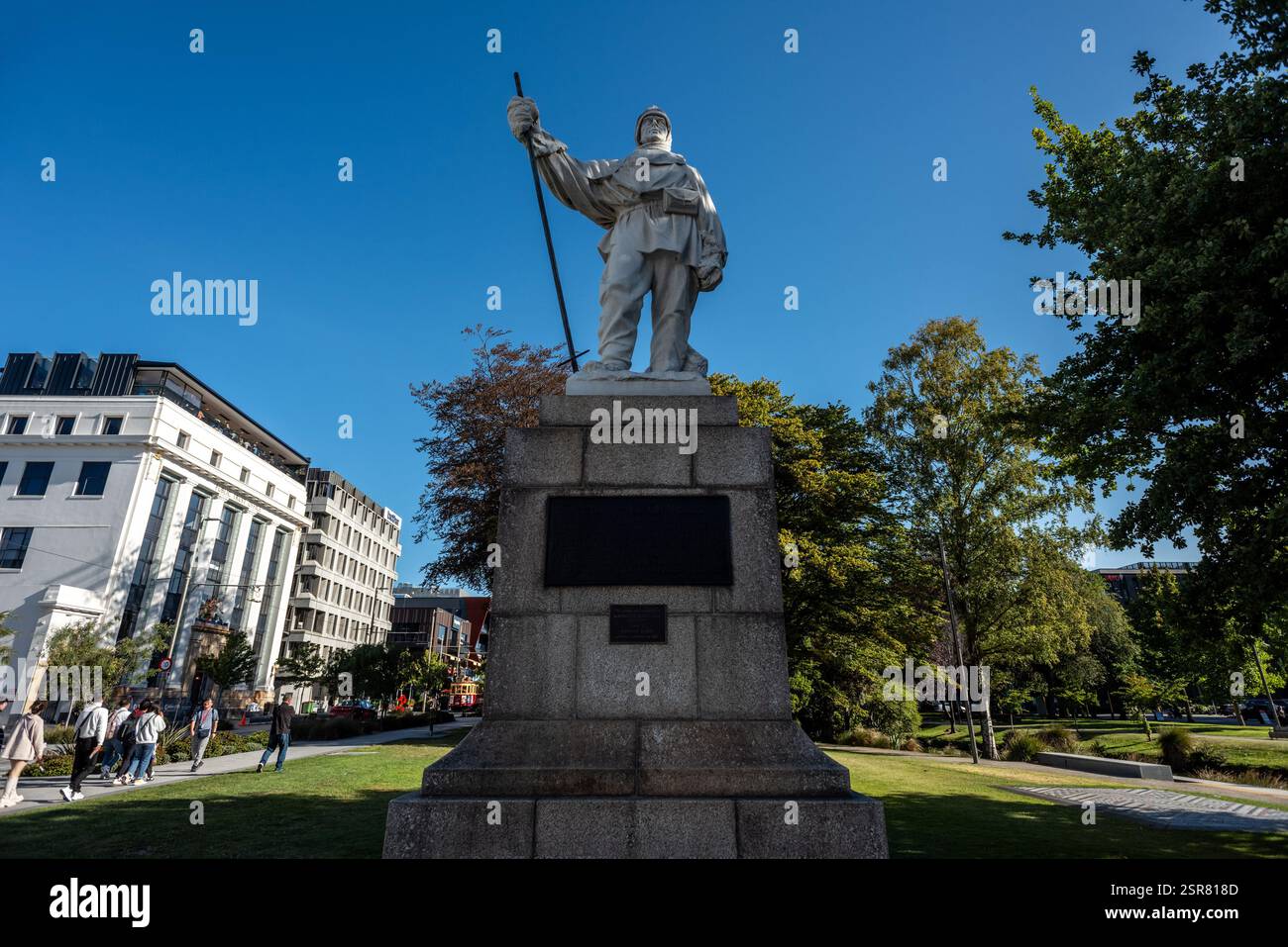 Christchurch, February 5th 2025: Statue of Sir Robert Falcon Scott ...