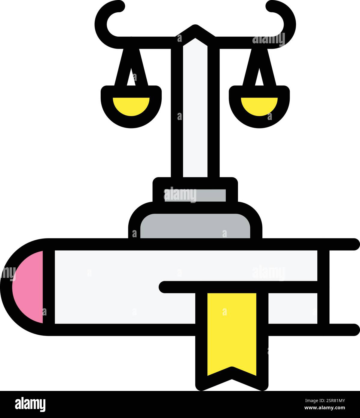 Law Vector Icon Design Illustration Stock Vector Image & Art - Alamy