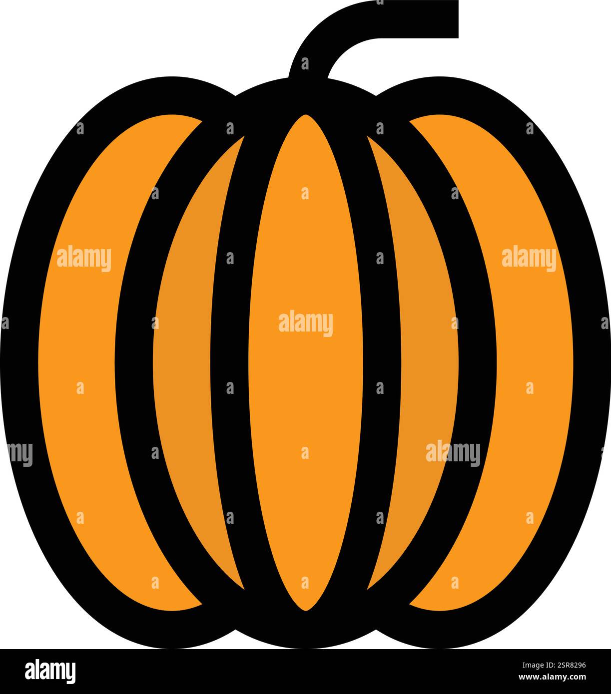 Pumpkin Vector Icon Design Illustration Stock Vector Image & Art - Alamy