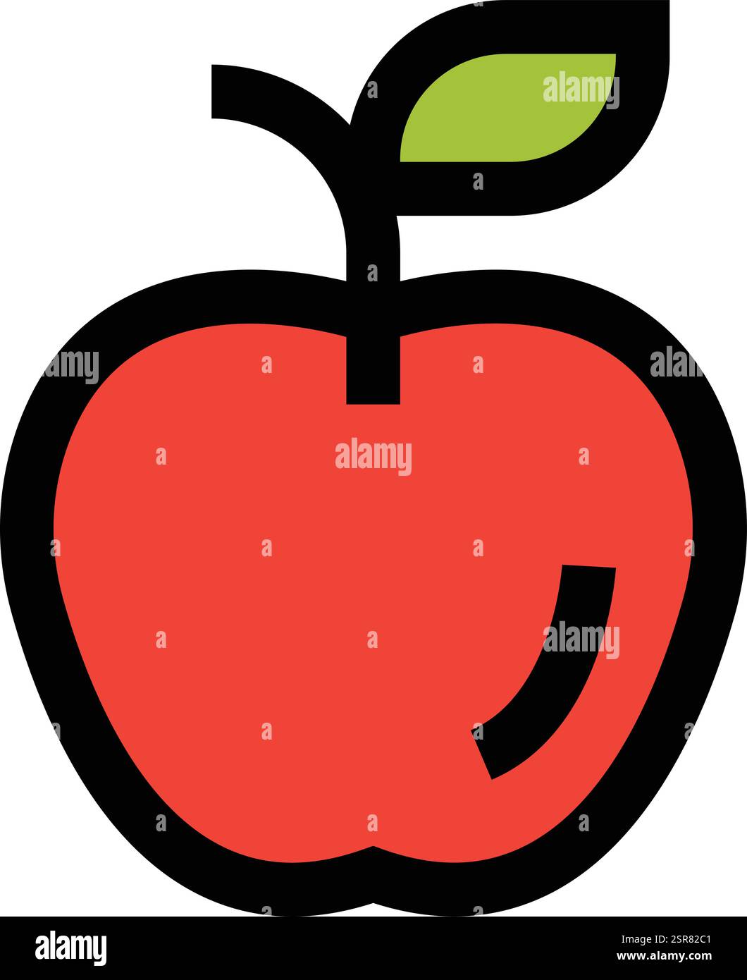 Apple Vector Icon Design Illustration Stock Vector Image & Art - Alamy