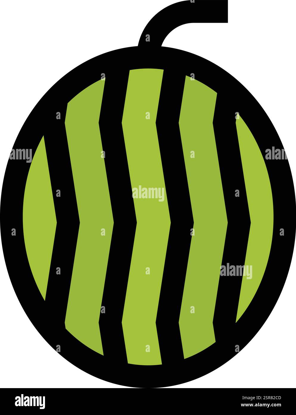 Watermelon Vector Icon Design Illustration Stock Vector Image & Art - Alamy