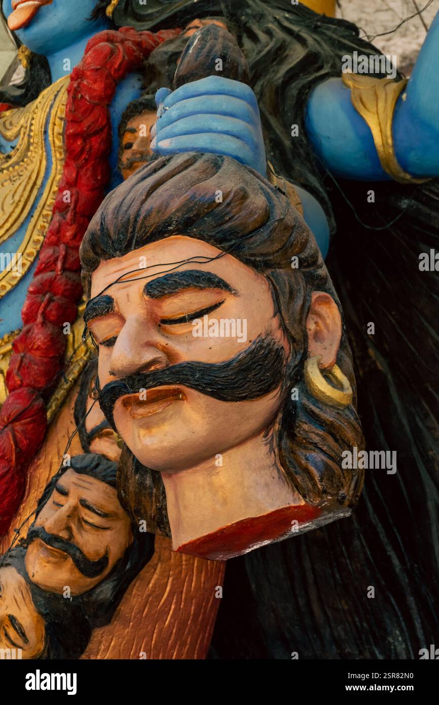 Statue goddess kali powerful hindu hi-res stock photography and images ...