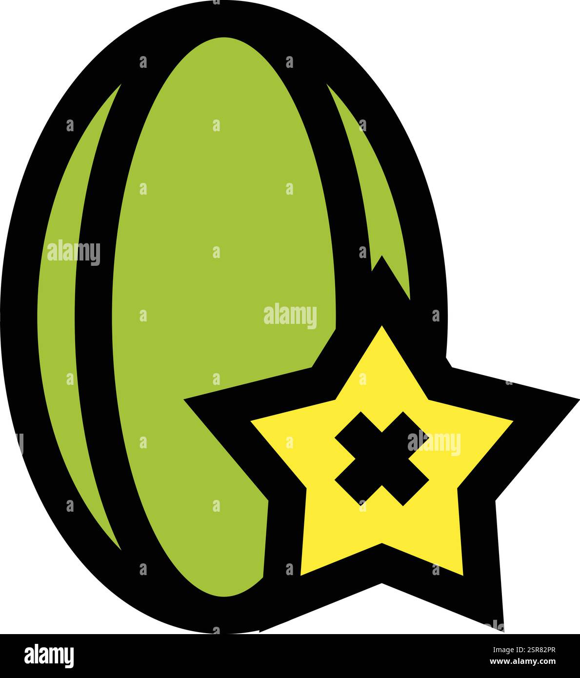 Edible star design Stock Vector Images - Alamy