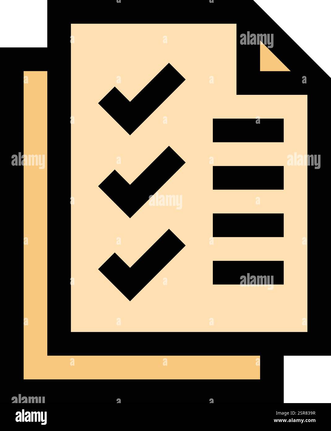 Todo List Vector Icon Design Illustration Stock Vector Image & Art - Alamy