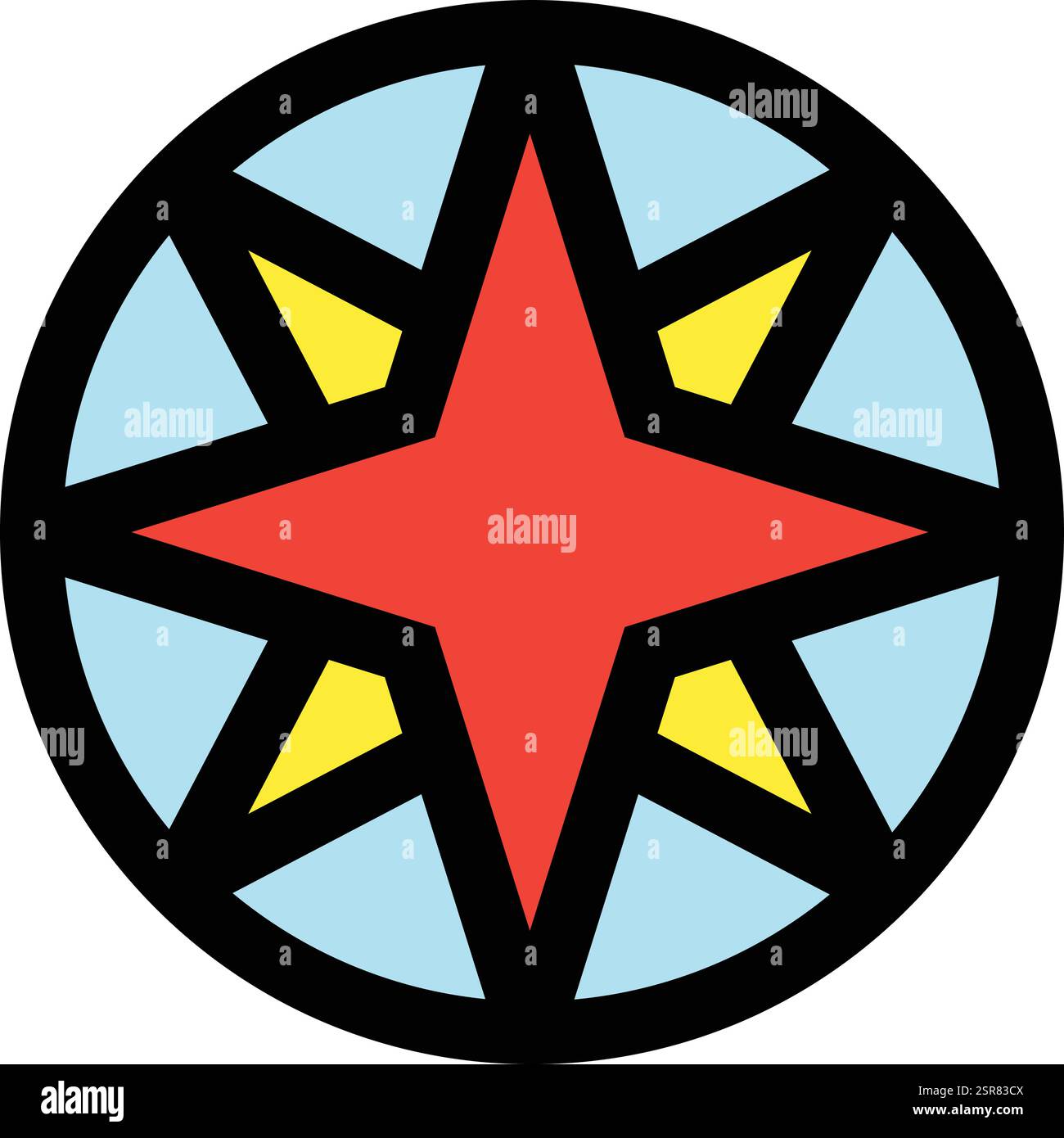 Compass Rose Vector Icon Design Illustration Stock Vector Image & Art ...