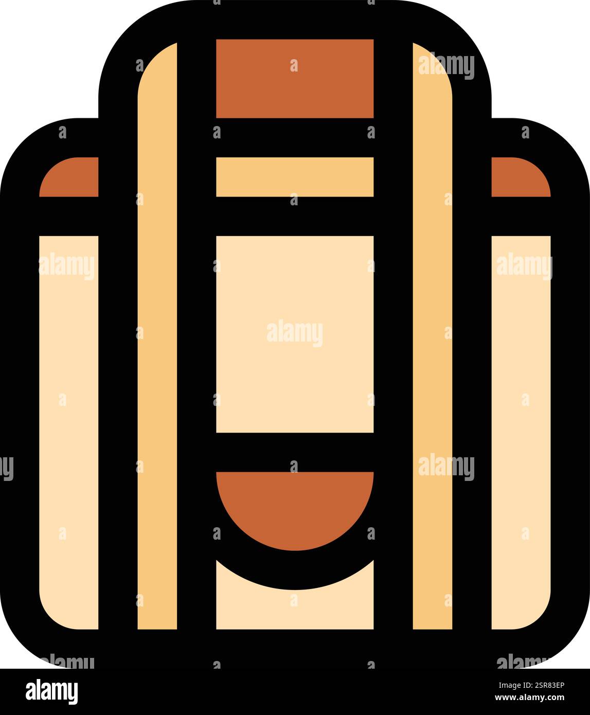 Delivery Bag Vector Icon Design Illustration Stock Vector Image & Art ...