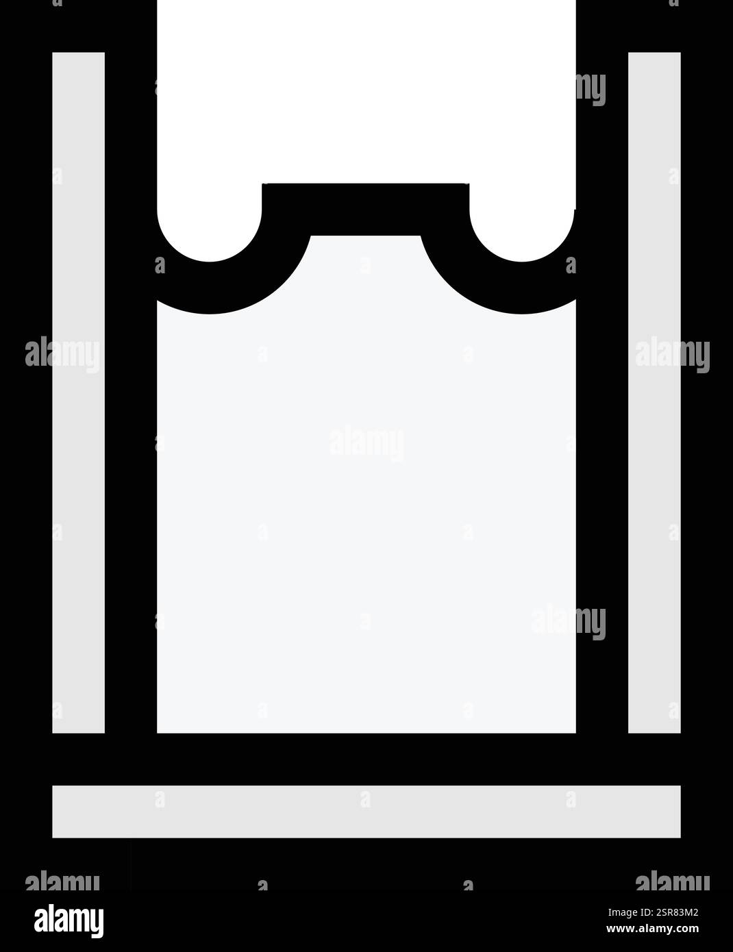 Plastic Bag Vector Icon Design Illustration Stock Vector Image & Art ...
