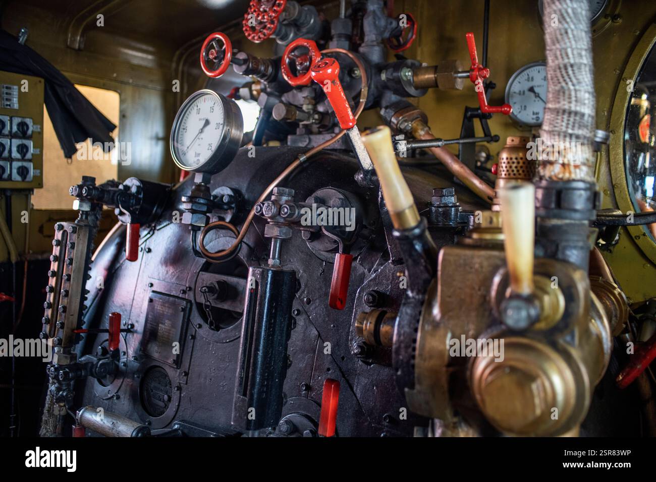 Mechanical workshop in Jenbach station of the historical steam ...