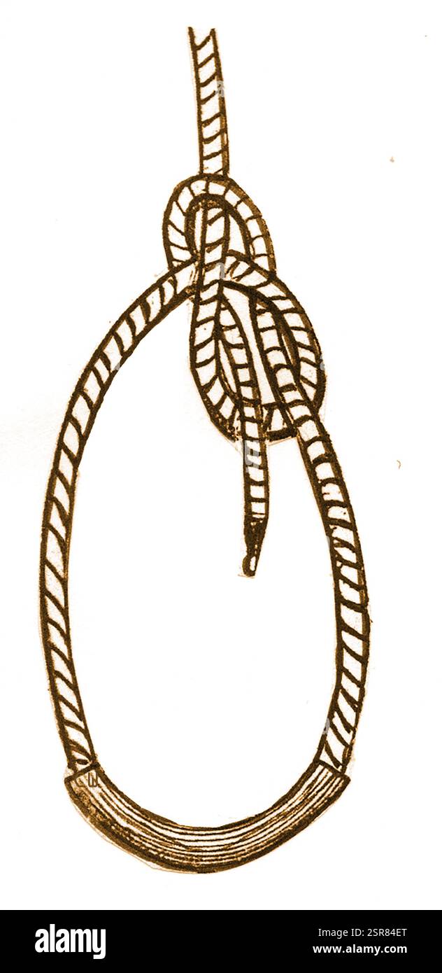 Sailing Ship Terms - An old illustration showing Parcelling on the ...