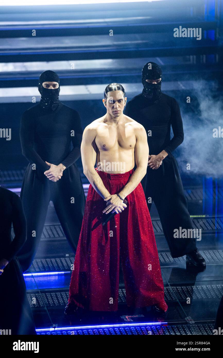 Mahmood 75th Italian Song Festival of Sanremo Mahmood attends the 4th ...