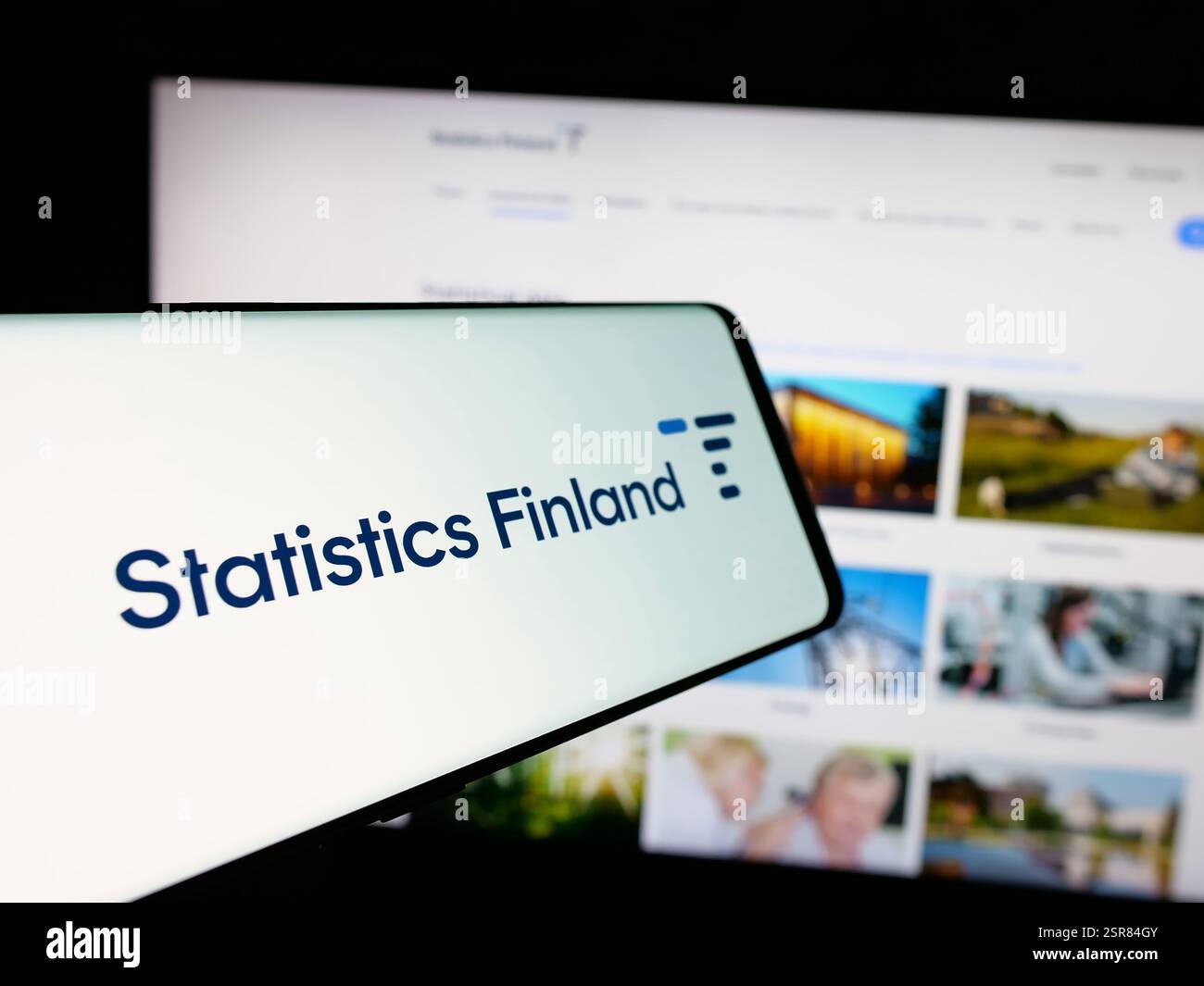 November 22, 2024, Germany: In this photo illustration, a mobile phone ...