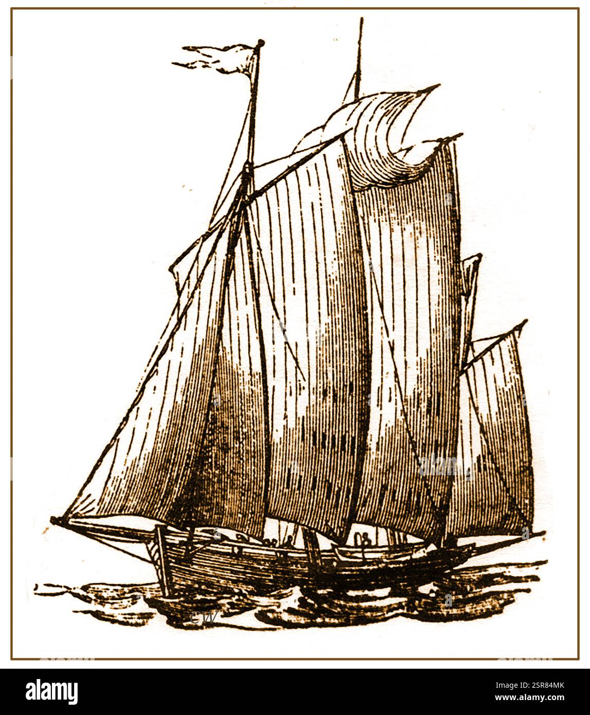 Sailing ship boat sailboat Cut Out Stock Images & Pictures - Alamy