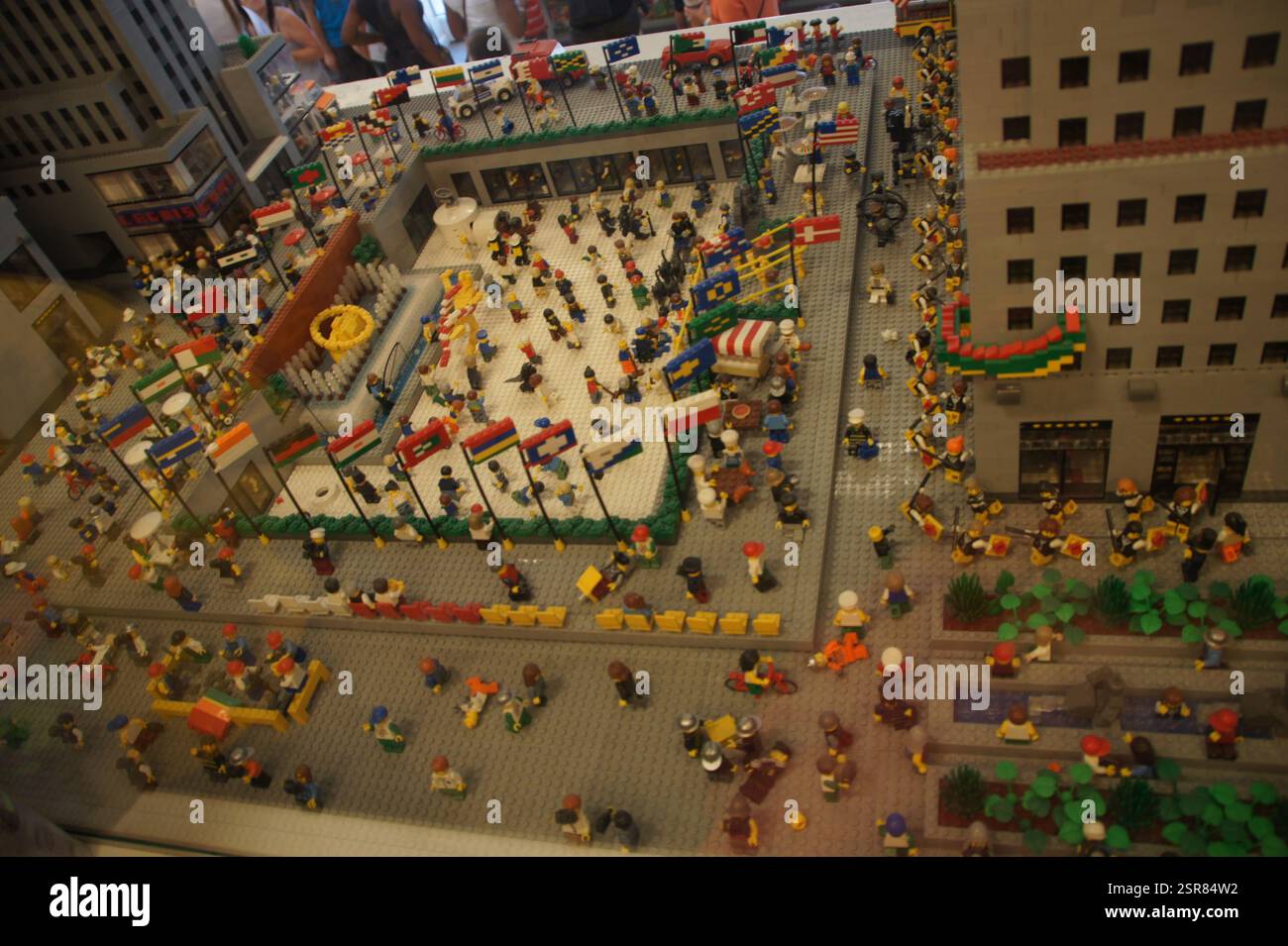 Manhattan miniaturized. Iconic skyscrapers - the Empire State Building ...