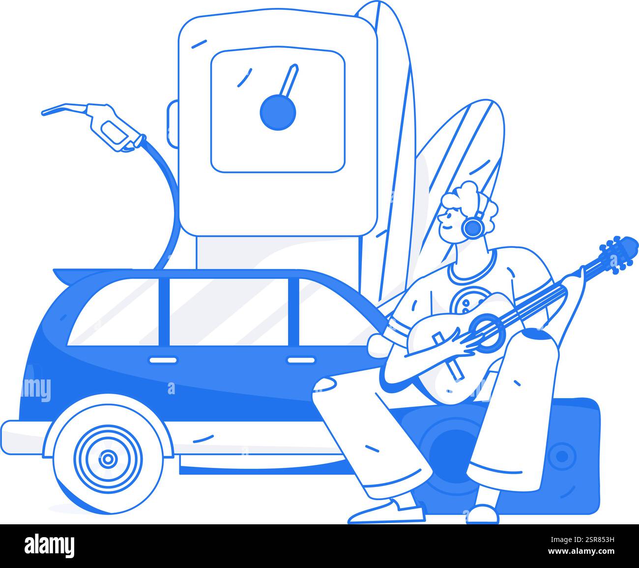 Daily transportation energy Stock Vector Images - Alamy