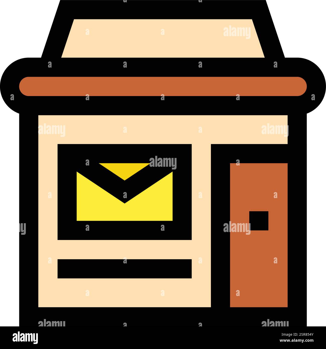 Office post icons vector hi-res stock photography and images - Alamy
