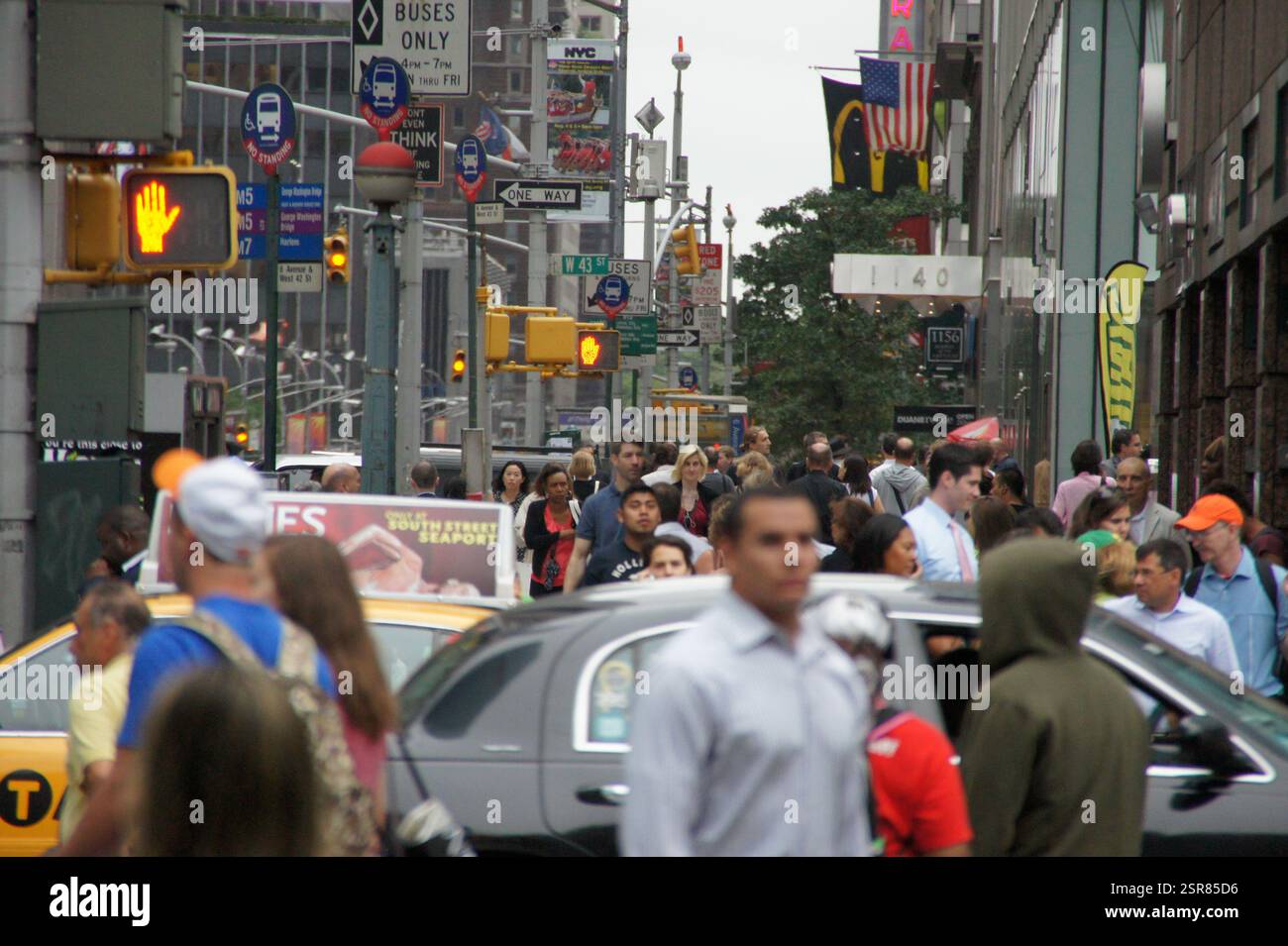 Manhattan guides the journey. A steel sentinel points the way, "NYC Port Authority" etched in ...