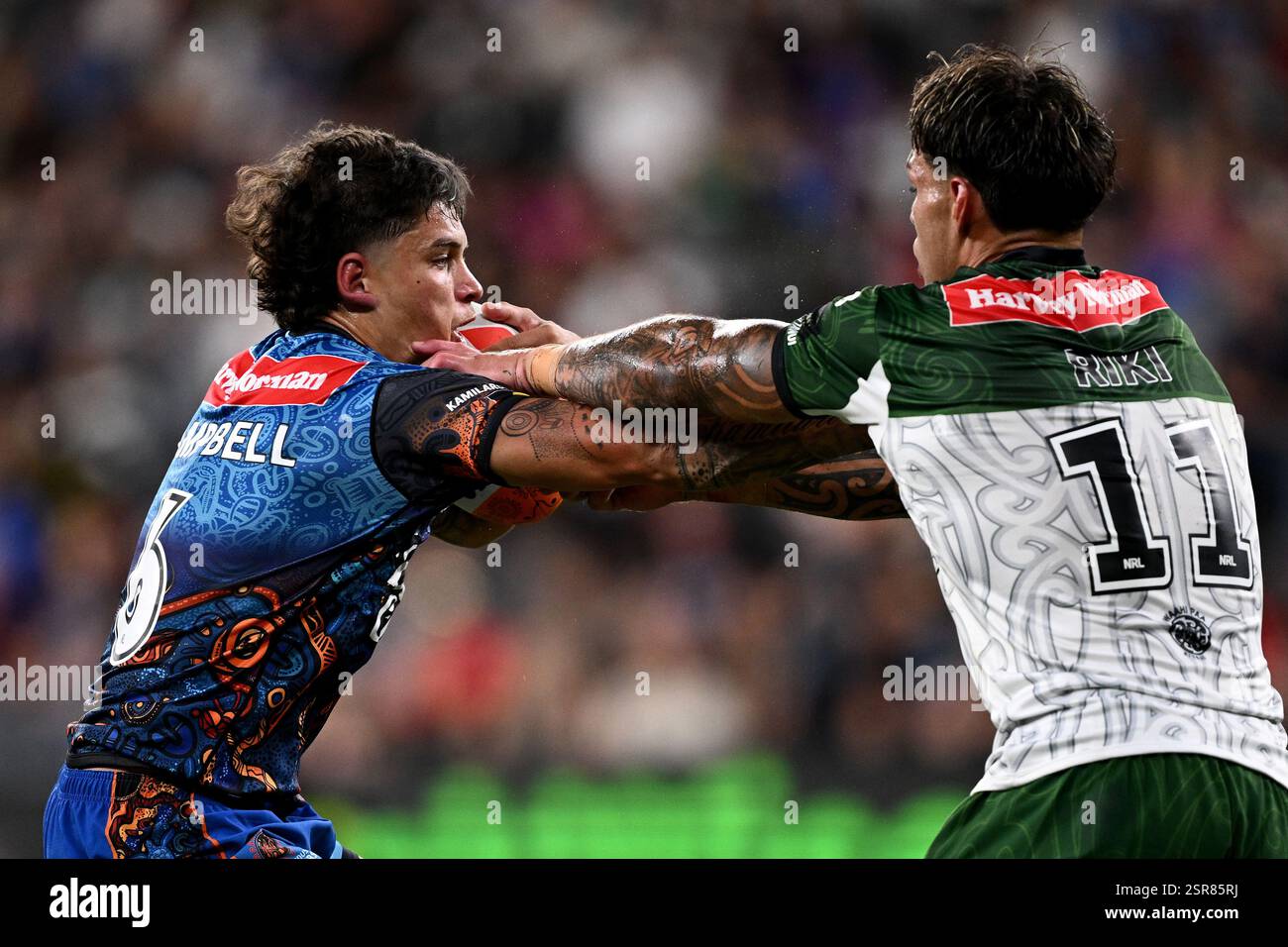 Sydney, Australia. 15th Feb, 2025. Jayden Campbell of the Indigenous ...